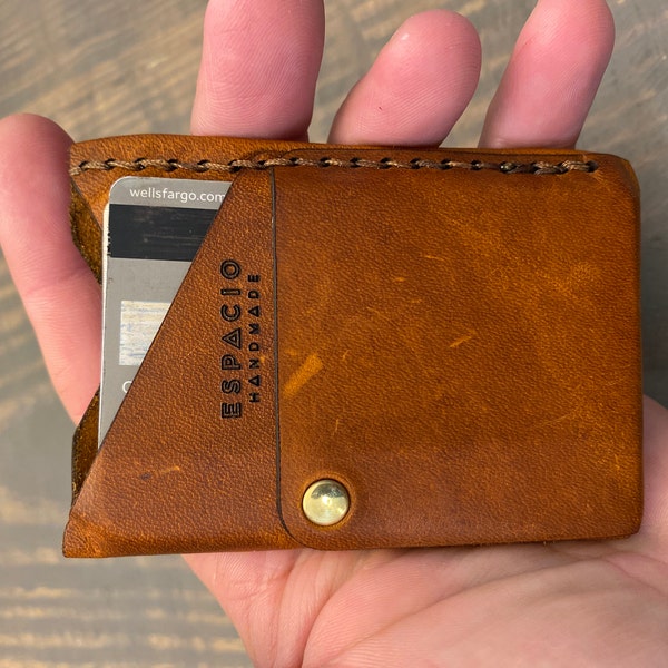 Big Spender Minimalist Leather Wallet, Simple Front Pocket Wallet, Slim ...