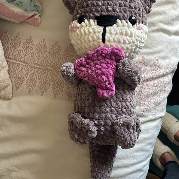 Amigurumi Otter Pattern, Plush Pattern, PDF Pattern, Stuffed Otter Toy ...
