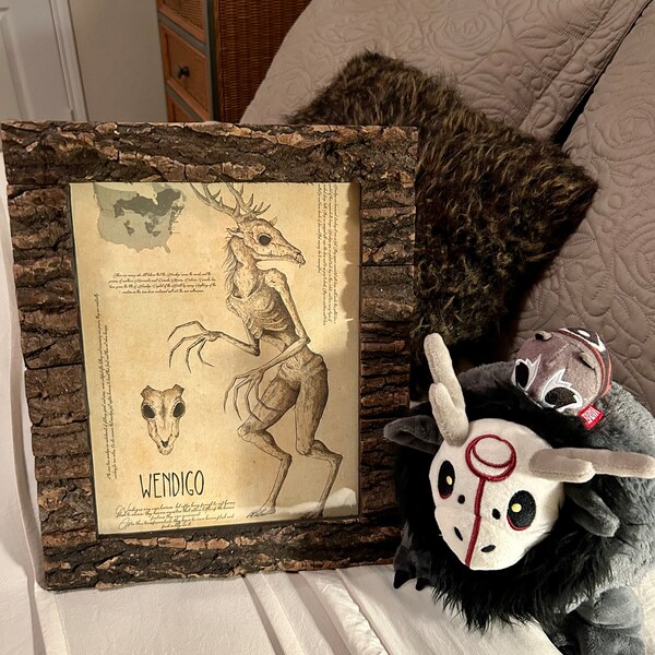 Wendigo - Native American Folklore - A4 Print - Etsy