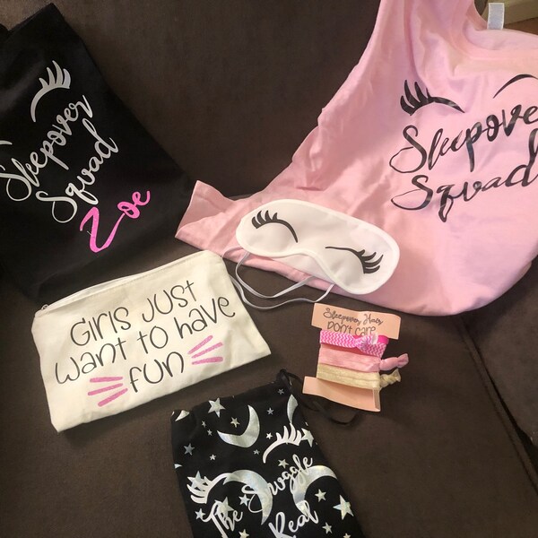 Girls Sleepover Squad Goodies - Etsy