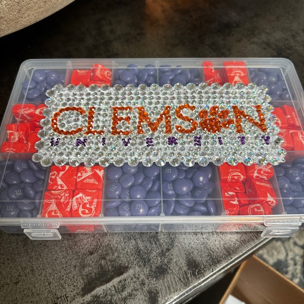 Custom/personalized Bedazzled Bottles. Bed Parties/ Dorm Decor ONE LOGO ...