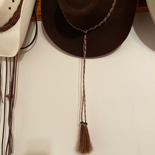 Cowboy Hat Stampede String, Cowboy Chin Strap, Cinnamon-black-white ...