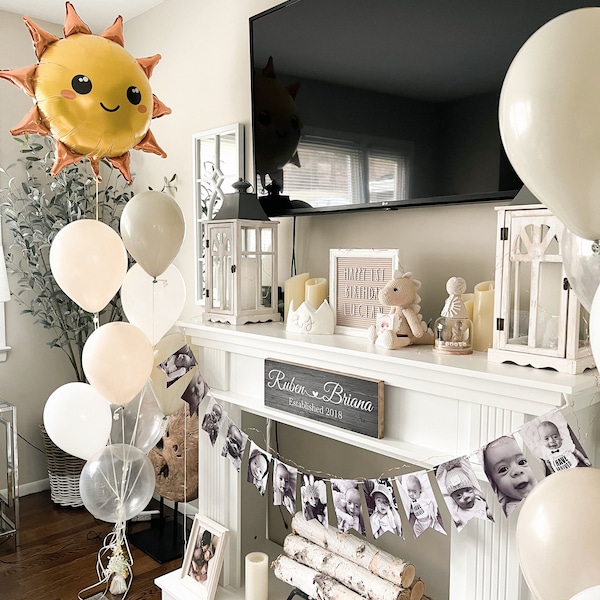 Neutral Tone Latex Balloons: Stone, Sand, Clear - Party Decorations - Etsy