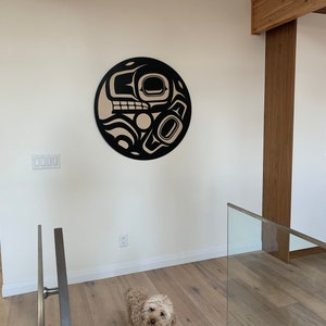 Coast Salish Moon Wall Art - Etsy