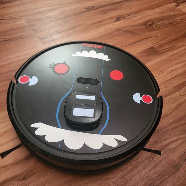 Original Deluxe Rosie the Robot Face Decals for Your Robotic Floor ...