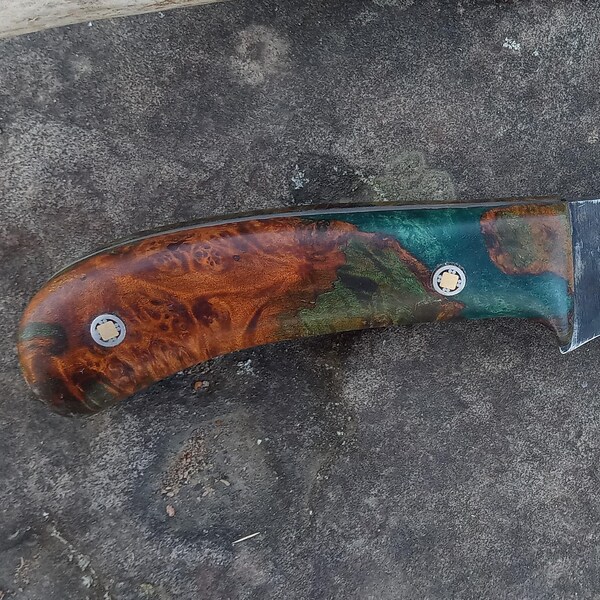 Stabilized Box Elder Burl Knife Scales SBEB 591 - Etsy