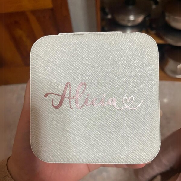 Personalized Wedding Ring Box, Custom Wedding Ceremony Ring Box ...