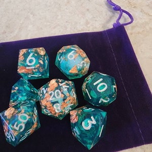 Koi Fish Dnd Dice Set Liquid Core for Role Playing Games , Dungeons and ...