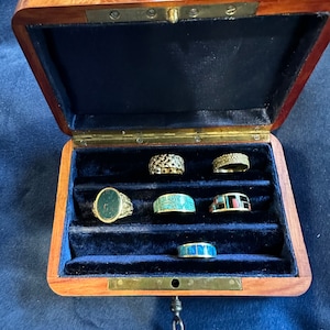 Antique Birks Silver Ring Box - Etsy