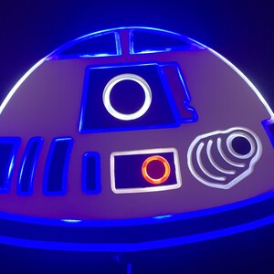 Alien Face Sign Neon Like Alien Night Light Edge Lit LED - Etsy