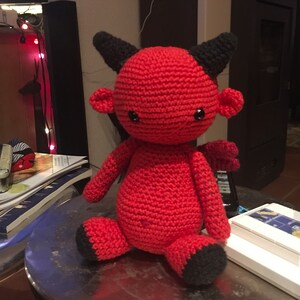 Amigurumi Devil Crochet Pattern. Lucifer the Fallen Angel. - Etsy