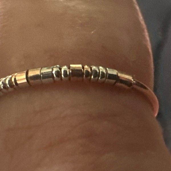 CUSTOM Morse Code Ring, Personalized Morse Code Ring, Any Word, Date ...