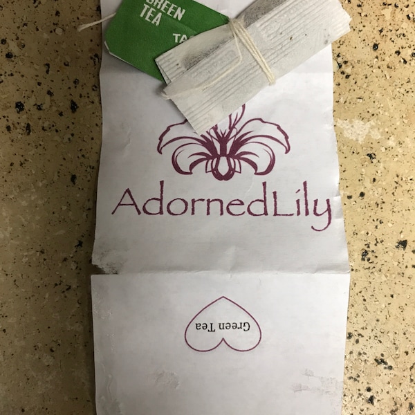 Personalized Tea Bag Party Favors (10 Count) - Etsy