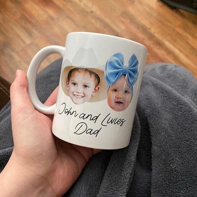 Two Baby Face Mug, Personalized Photo Gift, Custom Baby Face Mug ...