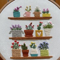 The Flower Shop Embroidery Pattern - Instant Digital Download - PDF ...