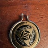 AA Personalized Wooden Anniversary Coin Swarovski Crystals Medallion ...