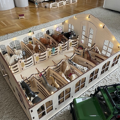 Wall and Sill Stables SET 18 Stalls-horse Stable-wooden - Etsy