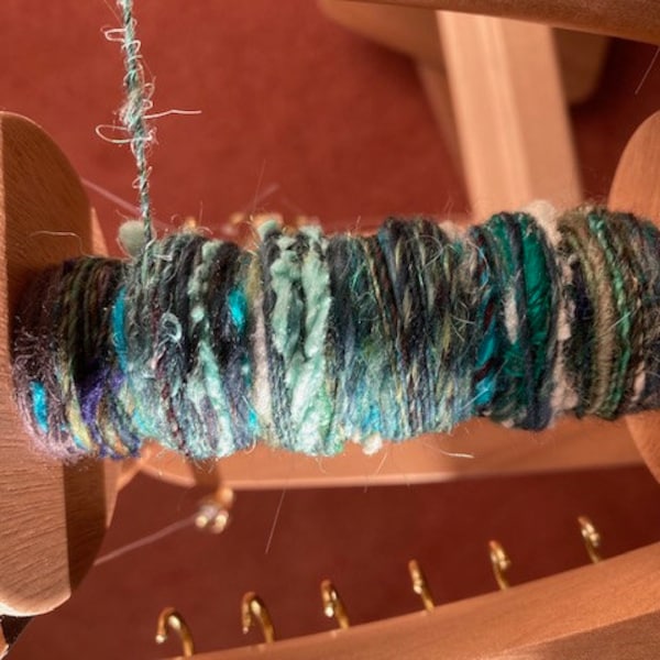 Rustic Rolags - Hand Dyed Texture Spinning Fiber Fibre Rolag Roving ...