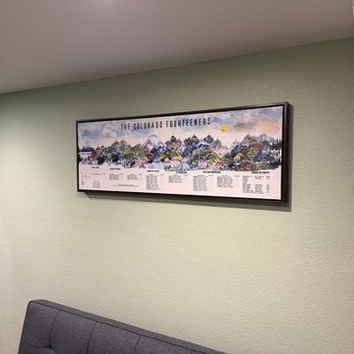 ADK46 Adirondack High Peaks Progress Tracker Coloring Canvas, ADK46 Map ...