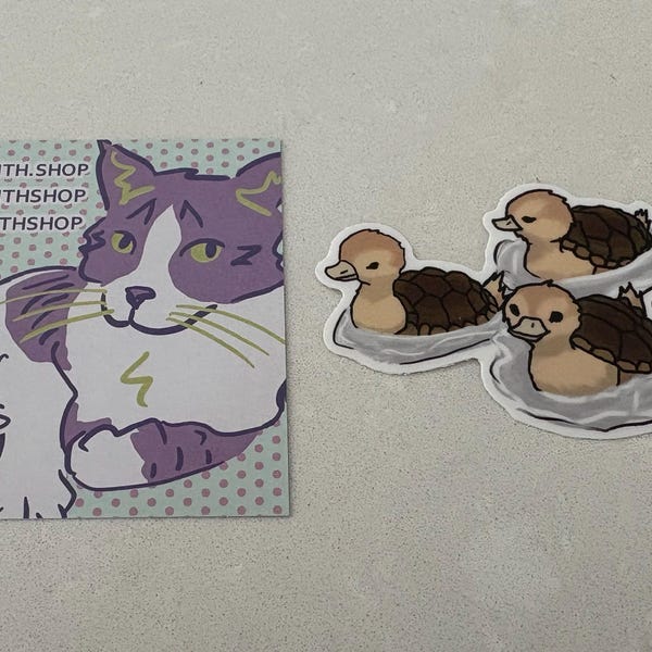 Xiao Fei and Dai Bo Anime Sticker - Etsy