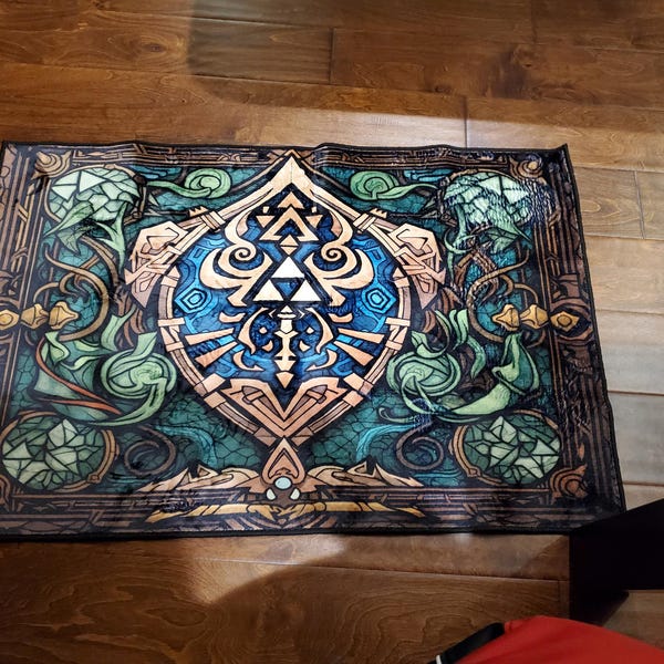 Zelda, Zelda Legend Rug, Legend of Zelda, Game Room Rug, Gaming Area ...