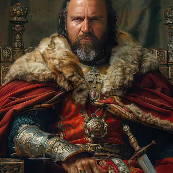 Custom Mafia Couple Portrait From Photo. Personalized Gift for Couple ...