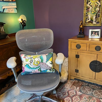 Multicolor Pillow Cover Phoenix Pillow Chinoiserie Pillow Cover Lushan ...