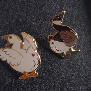 Geese Butt Hard Enamel Pins White Goose Canada Goose Pin - Etsy