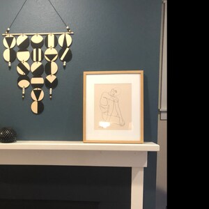 Woman's Body Fine Line Print Neutral, Abstract Art, Line Drawing ...