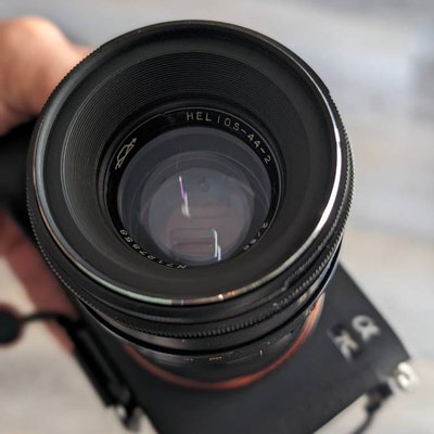 ANAMORPHIC Helios 44M 2/58mm Cine Mod Lens, Canon EF Mount Vintage Lens, Anamorphic Lens ...