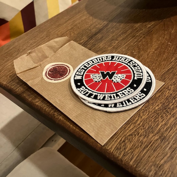 Heathers Westerburg High School Rottweilers Embroidered Patch Uniform ...