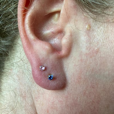 1.5mm Super TINY DISC Threadless Stainless Steel Piercing Tragus ...