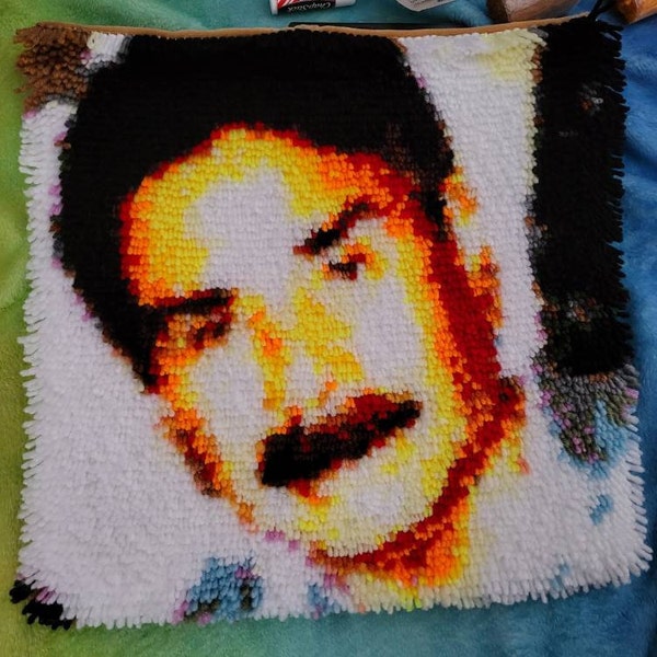 Latch Hook Kits Make Your Own Cushion Cartoon Lattice Pre-printed ...