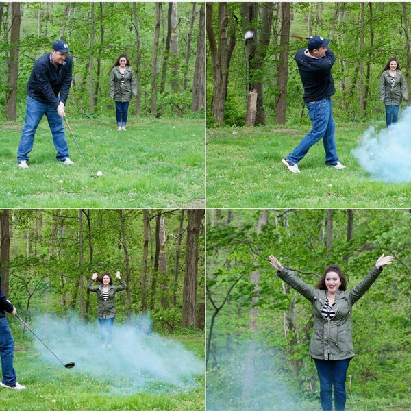 Golf Ball Powder Reveal Golf Ball in Any Color! Designed With 5x Powder ...