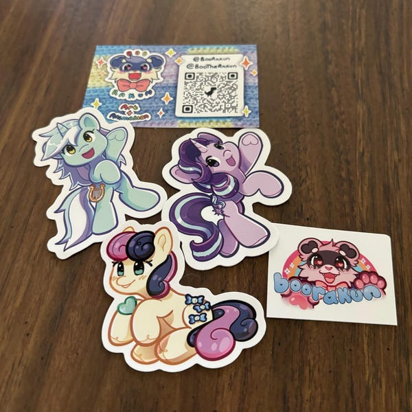 Mane 6 Ponies Acrylic Epoxy Holo-star Keychain - Etsy