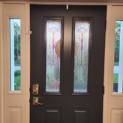 Custom Size Stained Glass Window Film Matte Finish, UV Protection ...