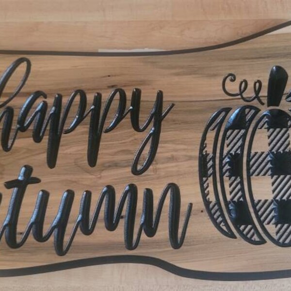 Happy Autumn Cut File - Etsy