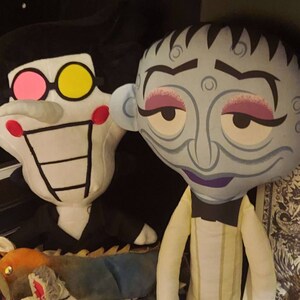 Retro 1950's Style Drunk Hobo Ghost Handmade Plush Pillow Doll Monster ...