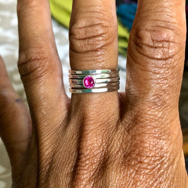 Stackable Rings, Sterling Silver Rings, Stacking Rings, Dainty Rings ...