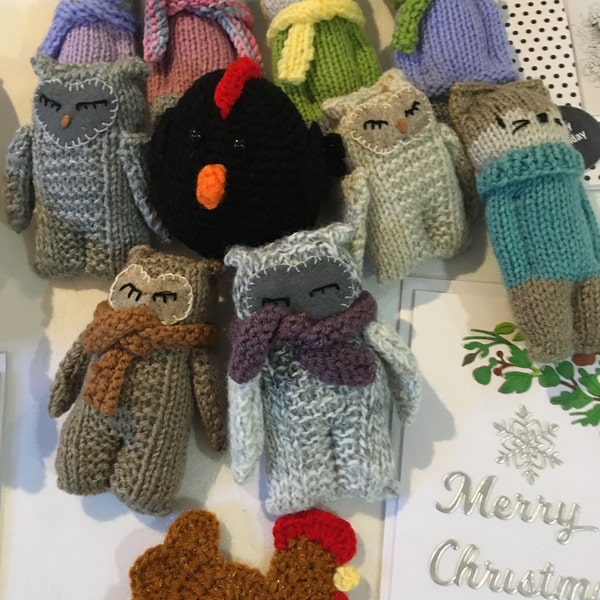 Pocket Buddies No2 - KNITTING PATTERN (with Bonus) - Etsy