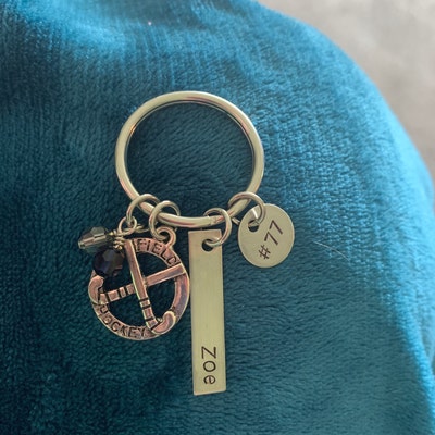 Field Hockey Keychain Field Hockey Gift Girls Field Hockey - Etsy