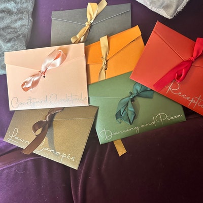 Luxury Personalised Gift Envelope With Gemstone Name, Voucher 17.5 X 12 ...