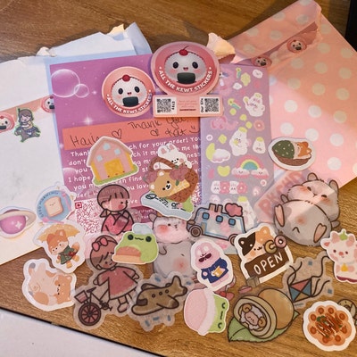 Cute Kawaii Stickers Cute Sticker Sheets Yellow Stickers - Etsy