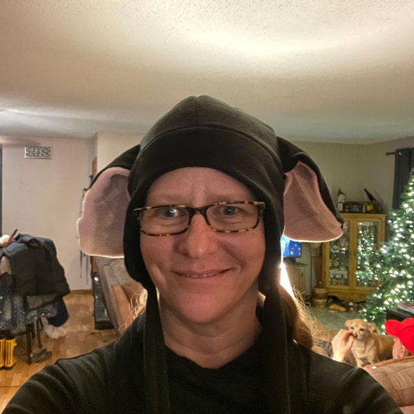 Sheep Lamb Hoodie Snood Scarf Animal Fleece Hat Cosplay Anime Skiing ...