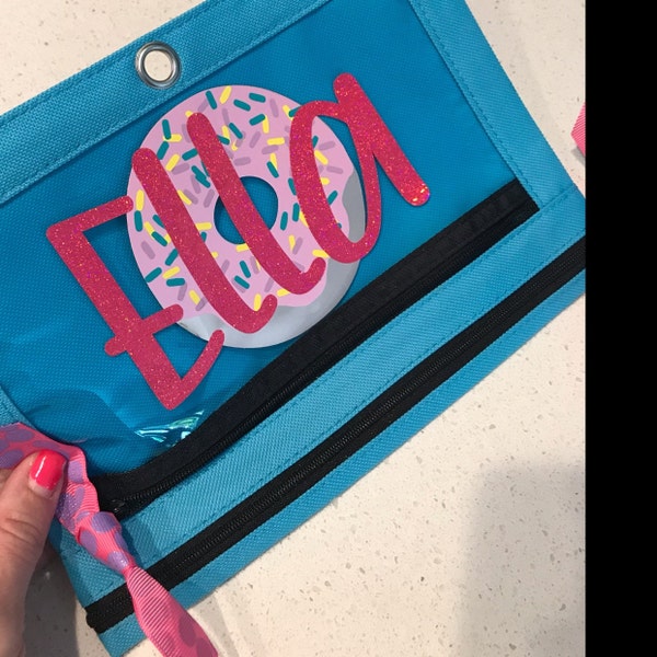 Monogrammed Pencil Pouch - Personalized 3 Ring Binder Pencil Pouch ...