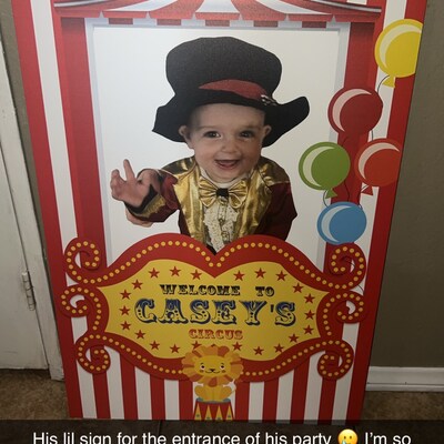 Carnival Welcome Sign, Welcome to the Party Sign, Birthday Welcome Sign ...