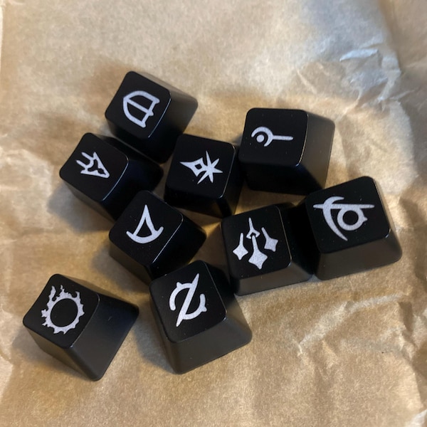 FFXIV Keycap Set, Final Fantasy Jobs Symbols - Etsy