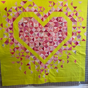 PDF Exploding Heart Quilt Pattern Digital Download by Slice of - Etsy ...