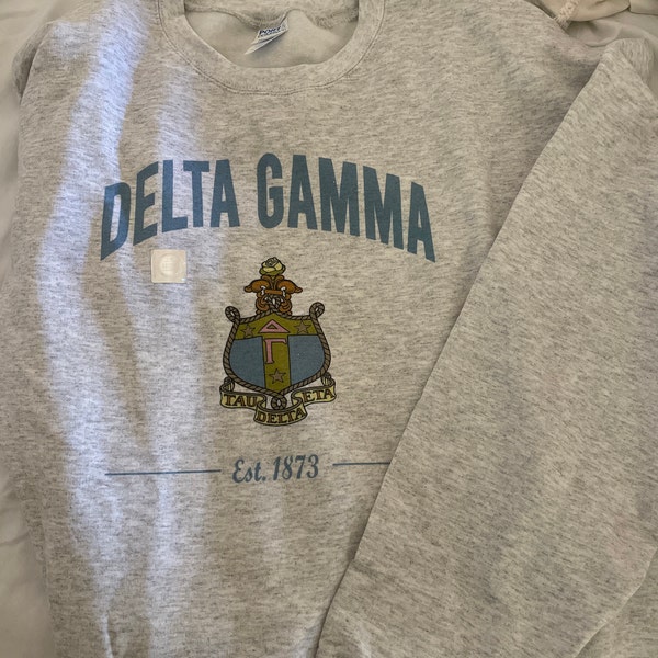 Pi Beta Phi Navy Blue American Flag Sweatshirt | Sorority Merch and ...