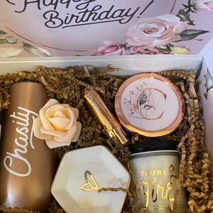Happy Birthday Gift Box for Her Personalized Birthday Box - Etsy